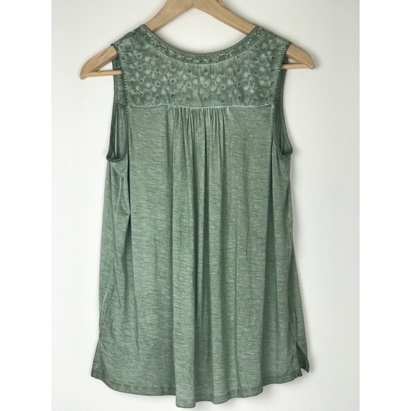 Max Jeans | Tops | Nwt Max Jeans Soft Comfy Eyelet Tank | Poshmark